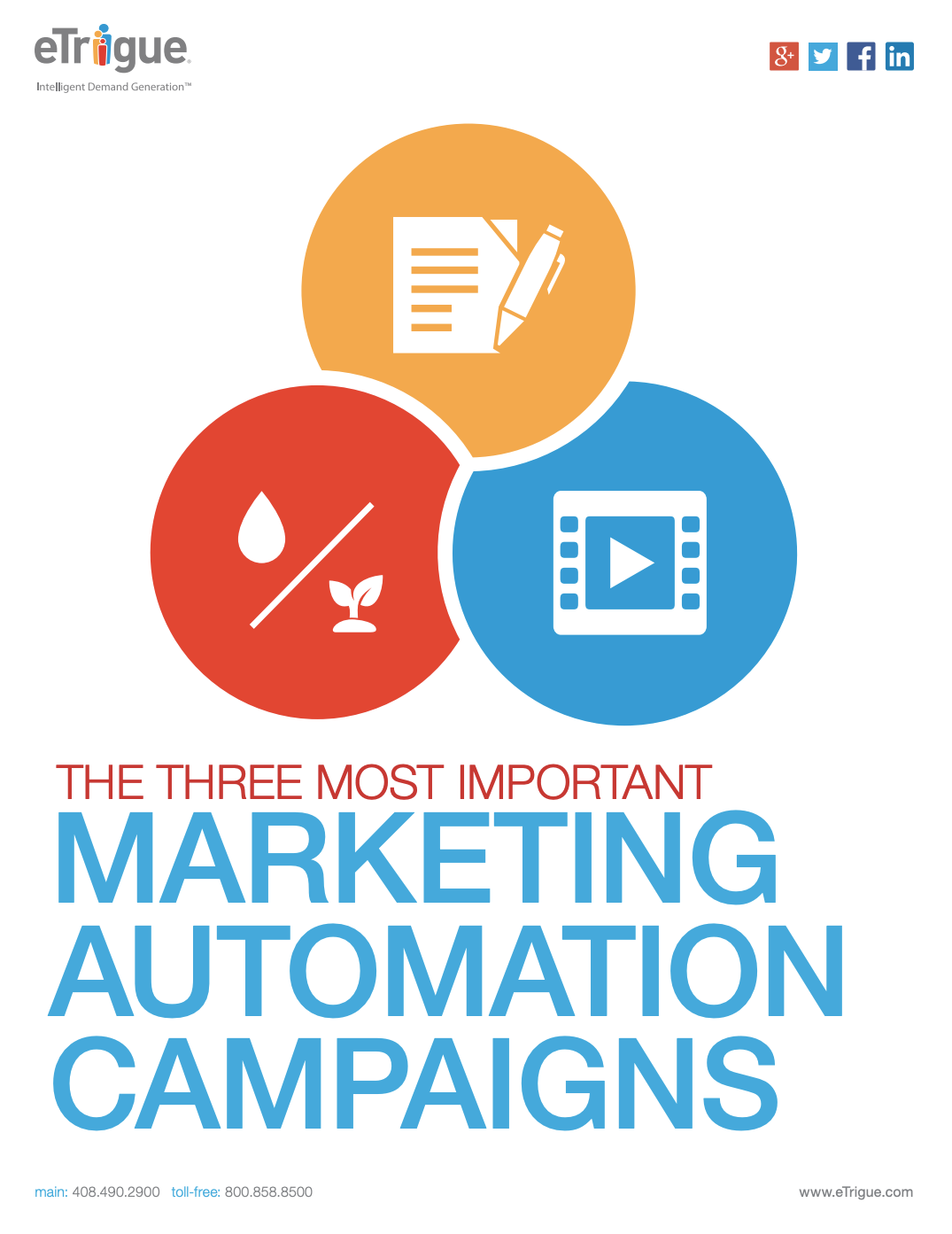 Three Most Important Marketing Automation Campaigns - eTrigue